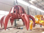 Electric Hydraulic Orange Peel Grab - Kino Cranes