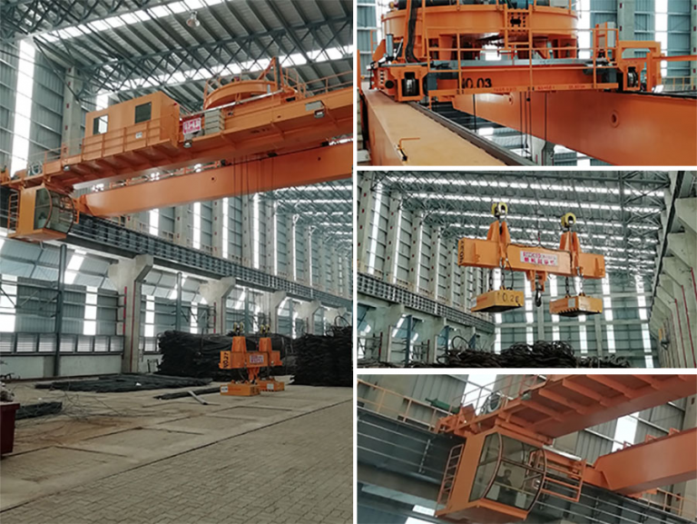 Slab and Billet Handling Electromagnetic Cranes - Kino Cranes