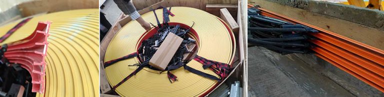 Seamless Multi-pole Bus-bar Crane Conductor - Kino Cranes